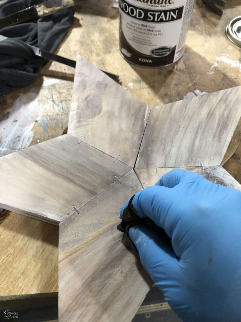 DIY Rustic Wood Star Lights (with Free Star Template) - The Navage Patch