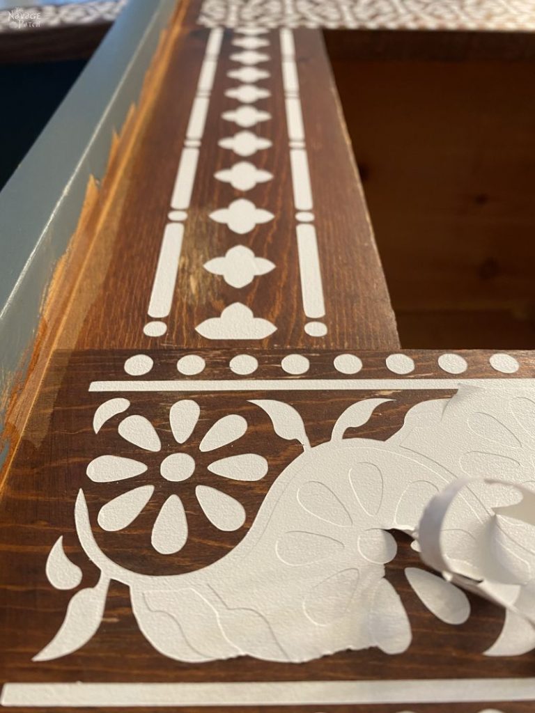 DIY Indian Bone Inlay Living Room Cabinet - The Navage Patch