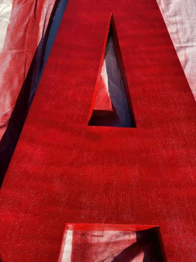 How to Make Easy Jumbo FALALA Letters for Christmas